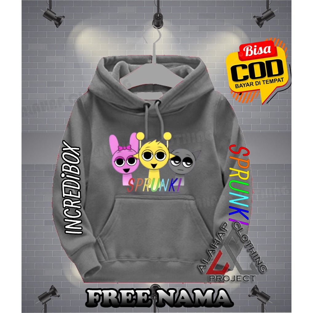 Jual hoodie Anak Sprunki Incredibox Karakter simon cluck jaket sweater ...