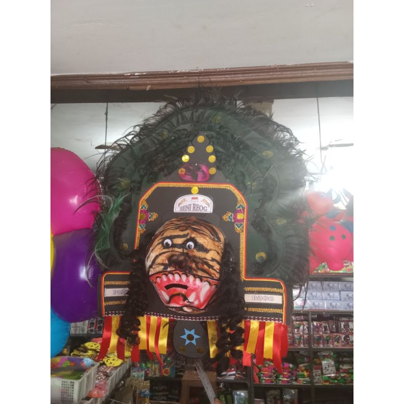Jual topeng reog ponorogo rambut | Shopee Indonesia
