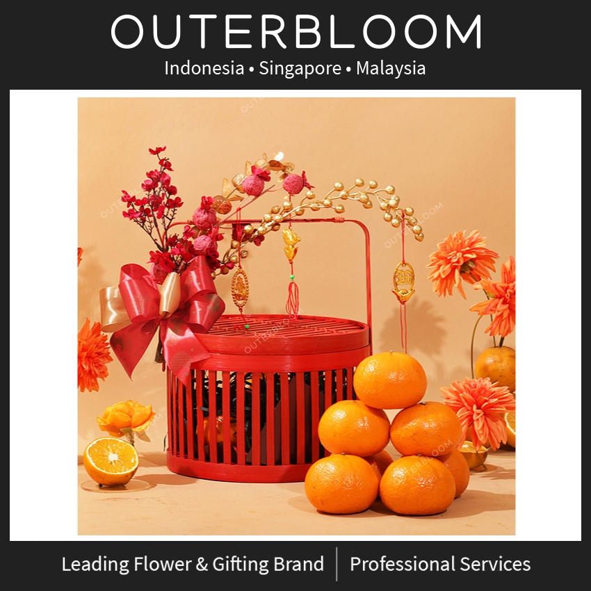 Jual Parcel Imlek - Outerbloom Heritage Mandarin Hampers | Shopee Indonesia