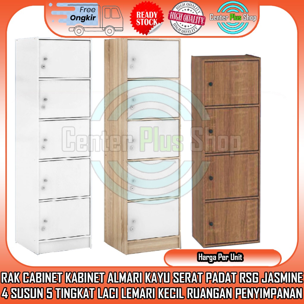 Jual [Kargo] Buffet Locker Rak Rgs Jasmin 4 Susun 5 Tingkat Almari Kayu ...
