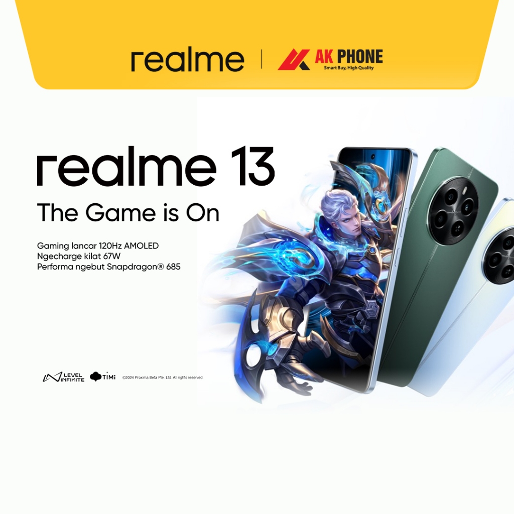 Jual realme 13 4G 8/128GB & 8/256GB Garansi Resmi (AK PHONE JAMBI ...