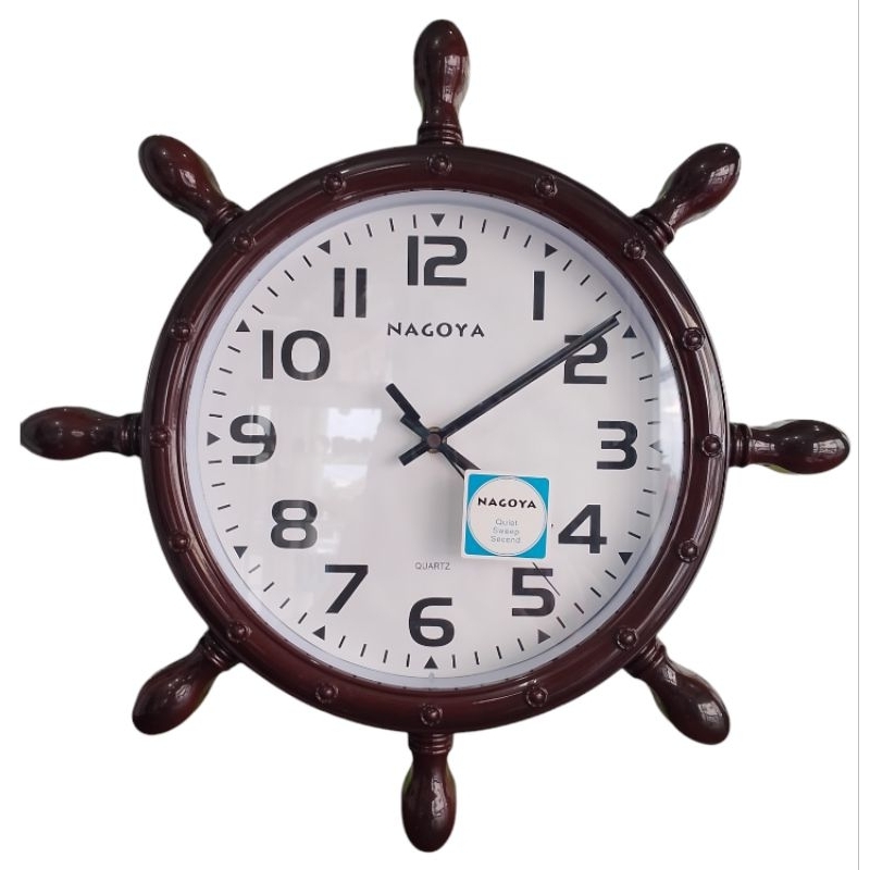 Jual Jam Dinding Nagoya Variasi Setir Kapal Air Diameter 40cm Tebal 4 ...
