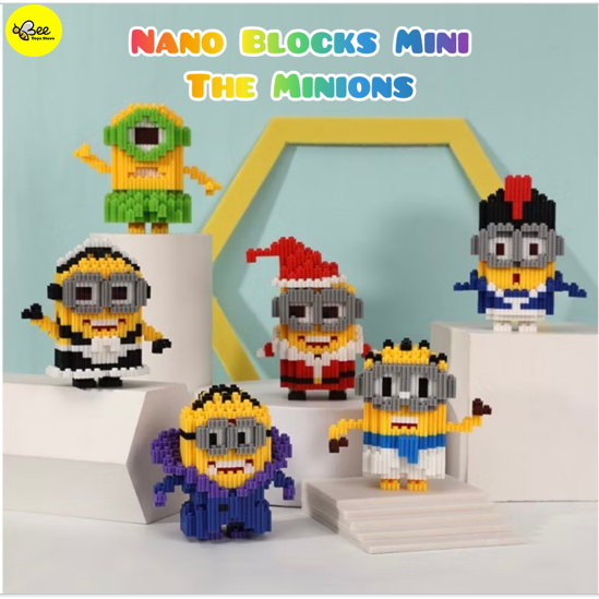 Jual BTS Nano Blocks MINI Minions, Building Blocks DIY, Mainan Blok ...