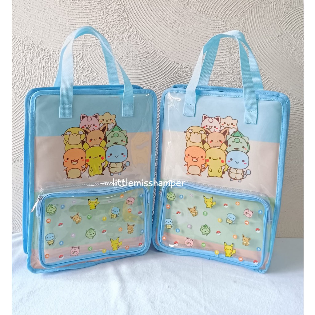 Jual Ready folder map filing with front pocket kantong depan mika tas ...