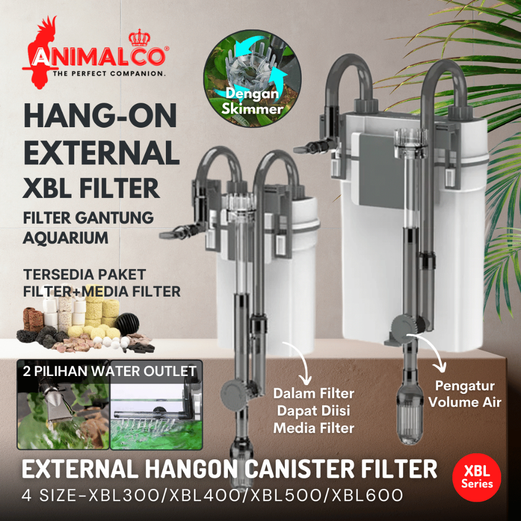 Jual Filter Air Gantung Skimmer External Hanging Hangon Aquarium Ikan ...