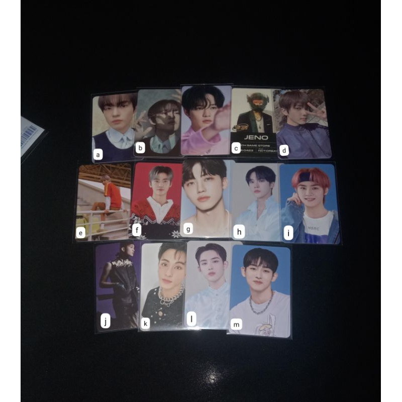 Jual wts jual photocard nct jeno lenti jaemin chenle win win mark renjun jisung murce pc ...