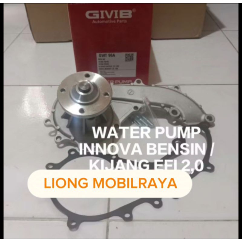 Jual WATER PUMP TOYOTA INNOVA BENSIN 2004-2015/KIJANG EFI 2,0CC LGX ...