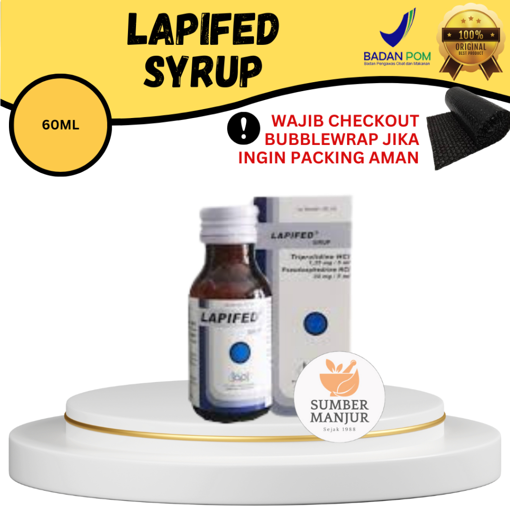 Jual LAPIFED SYRUP 60ML | Shopee Indonesia