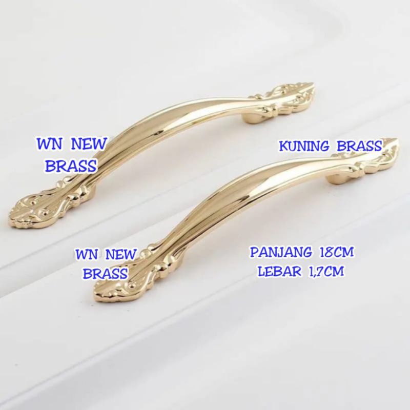 Jual Handle / Tarikan Laci Lemari Jendela Pintu Rumah Aluminium Antik 18cm | Shopee Indonesia