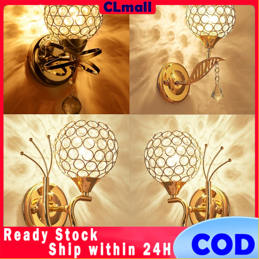 Jual Lampu Dinding kristal aesthetic lampu Dinding Indoor Sesuai Kamar ...