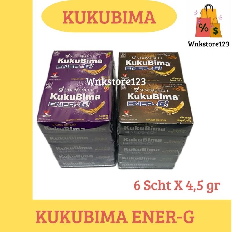Jual Kukubima ener-g drink minuman energi instan box isi 6sachet ...