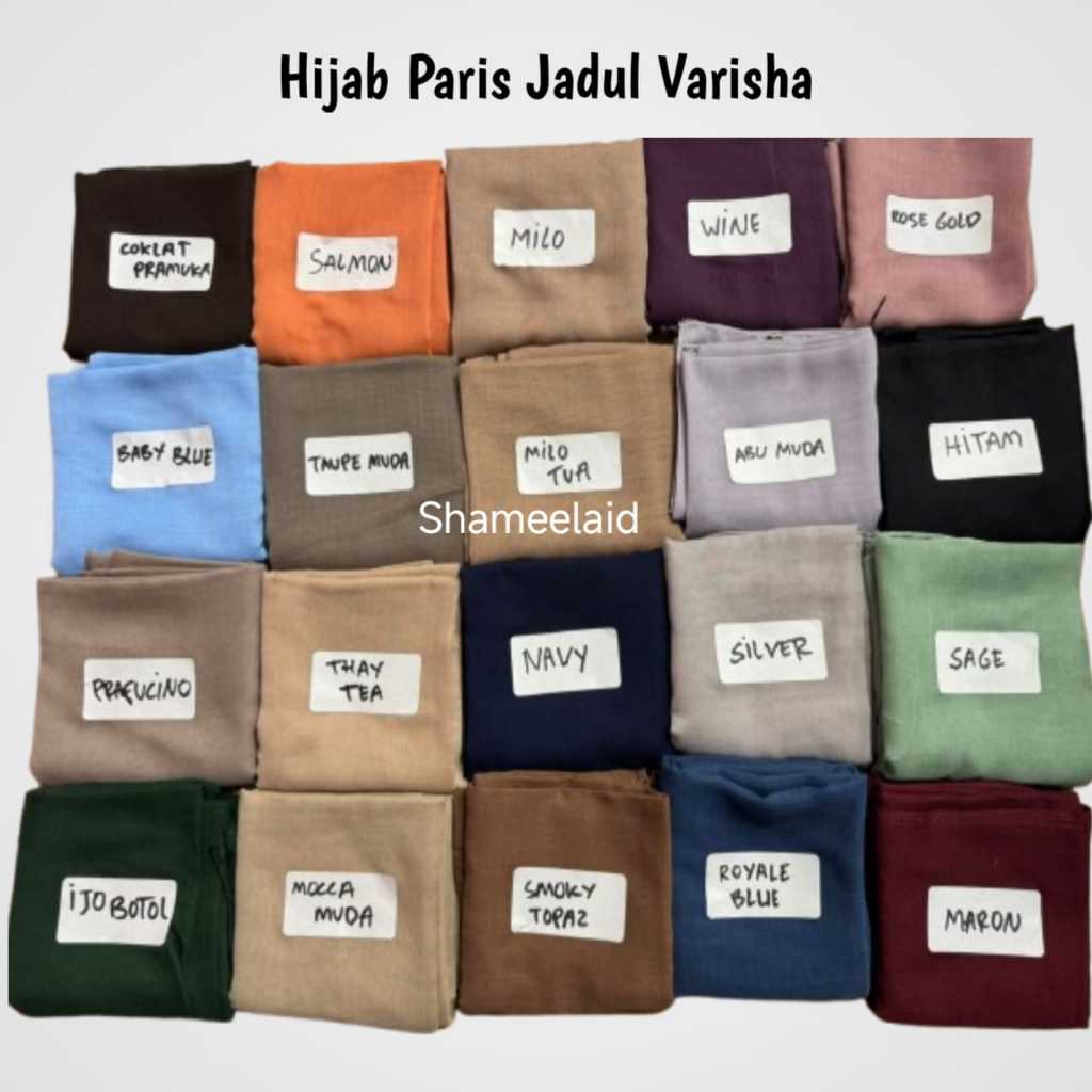 Jual Hijab Paris Jadul Varisha Ori Biscuit ShameeIaid | Shopee Indonesia