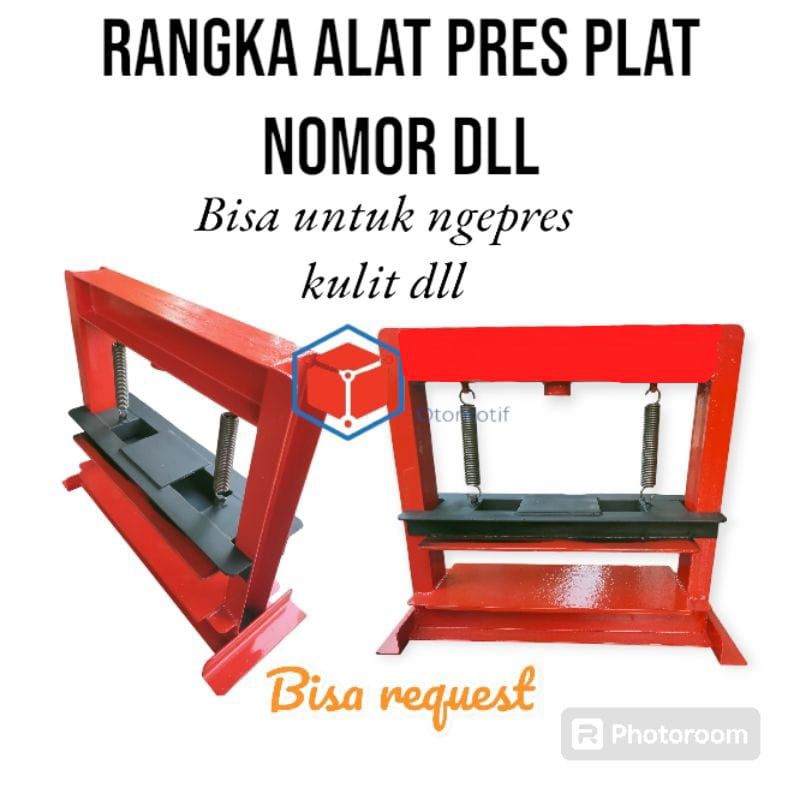 Jual rangka alat pres plat nomor | alat pres plat nomor motor dan mobil ...