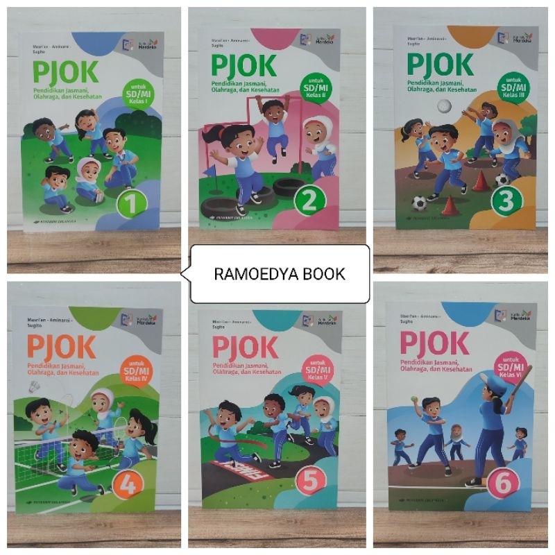 Jual Buku PJOK SD/MI kelas 1,2,3,4,5,6 Kurikulum Merdeka Erlangga | Shopee Indonesia