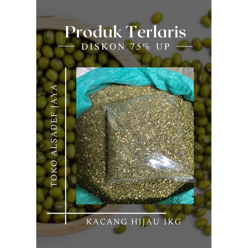 Jual [BACA DESKRIPSI !!] KACANG HIJAU TERMURAH 1Kg/1000g | Shopee Indonesia