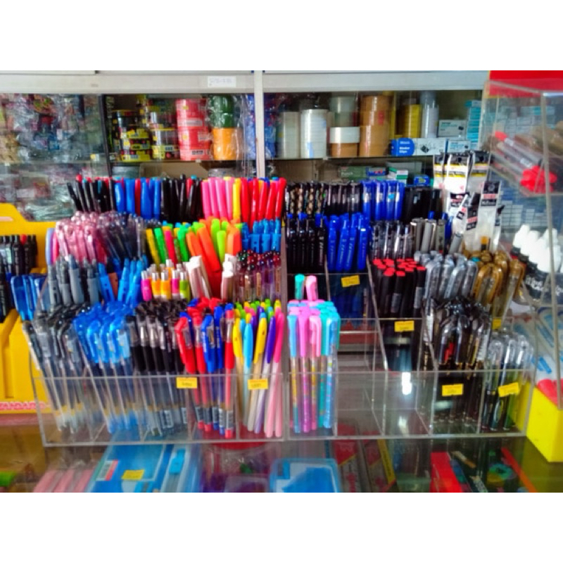Jual tempat pulpen Acrylic 40 kotak 4 tingkat | Shopee Indonesia