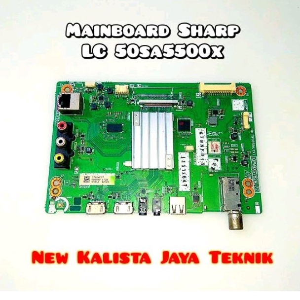 Jual MAINBOARD TV SHARP LC 50SA5500X ORIGINAL QPWBXG782WJZZ MB SHARP 50SA5500 MOTHERBOARD TV ...