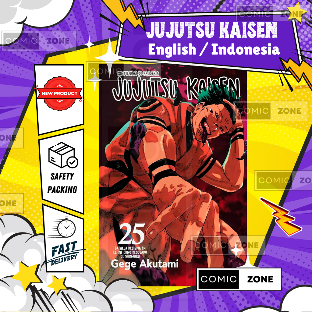 Jual comic JUJUTSU KAISEN English / Indonesia vol 1-30 Gege Akutami | Shopee Indonesia