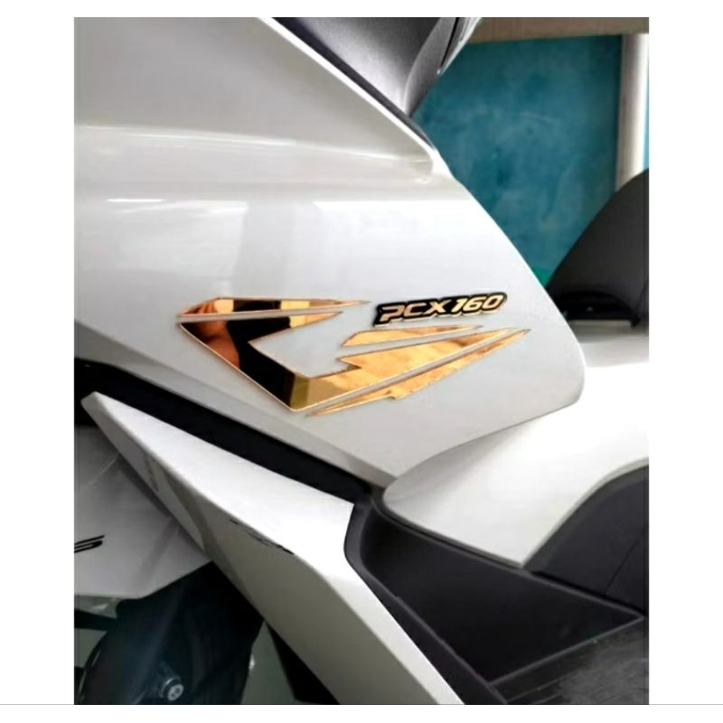 Jual Emblem akrilik pcx/ garnish pcx 160/garnish pelindung sayap pcx ...