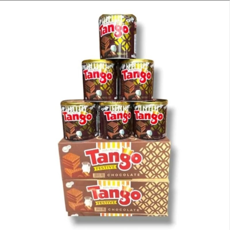 Jual [1 Karton] Tango Wafer Renyah Kaleng 240gr isi 6 | Shopee Indonesia