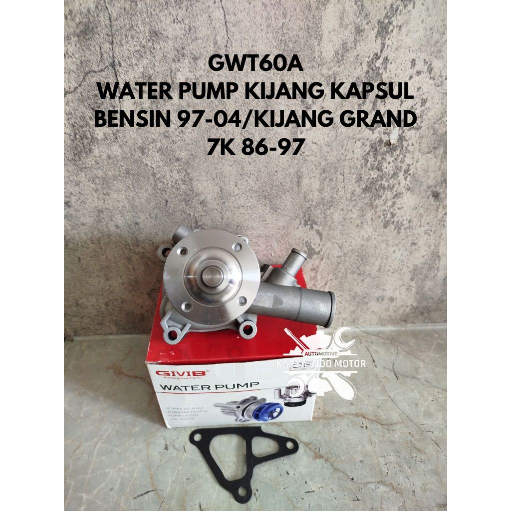 Jual WATER PUMP POMPA AIR TOYOTA 7K BENSIN / KIJANG EFI 1.800CC GWT-60A | Shopee Indonesia
