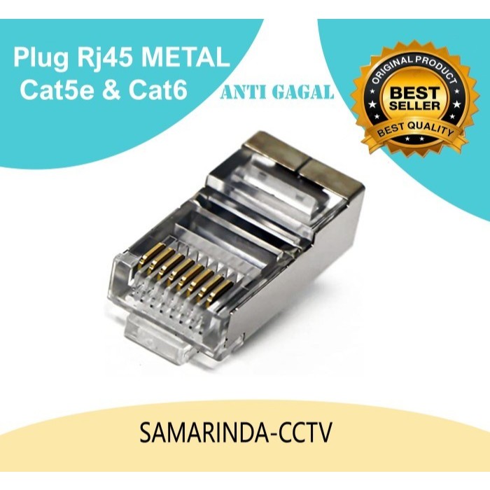 Jual CONNECTOR RJ45 CAT6 UTP LAN | Shopee Indonesia