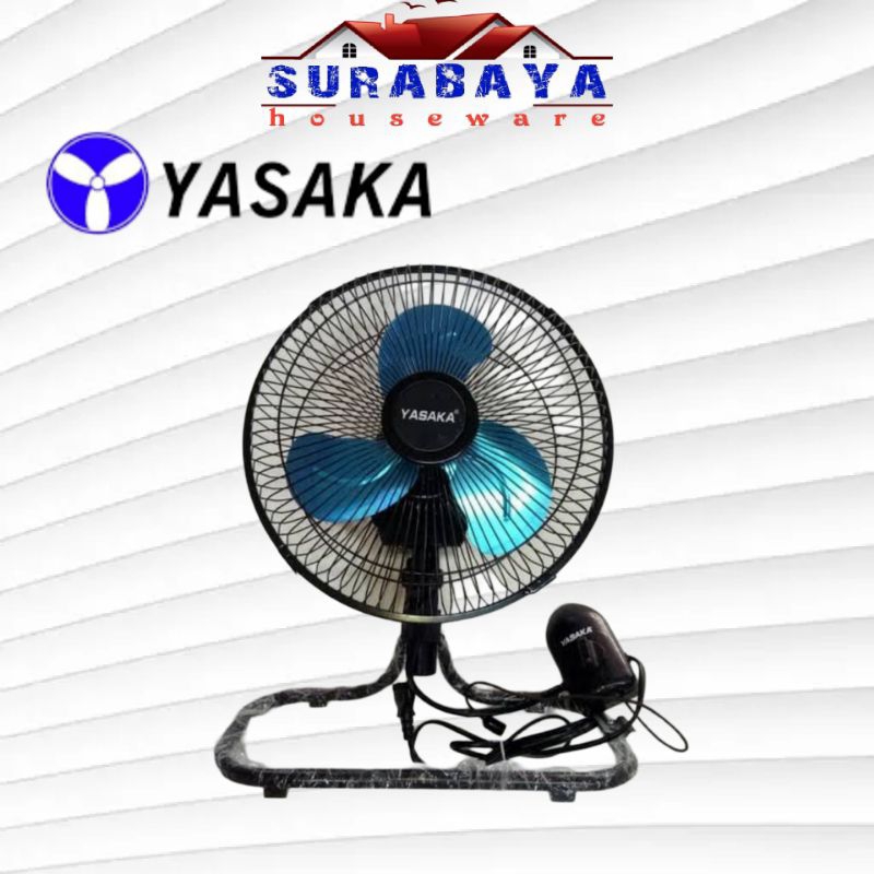 Jual YASAKA kipas angin 12 inch 1217 2in1 full besi, floor fan kipas ...