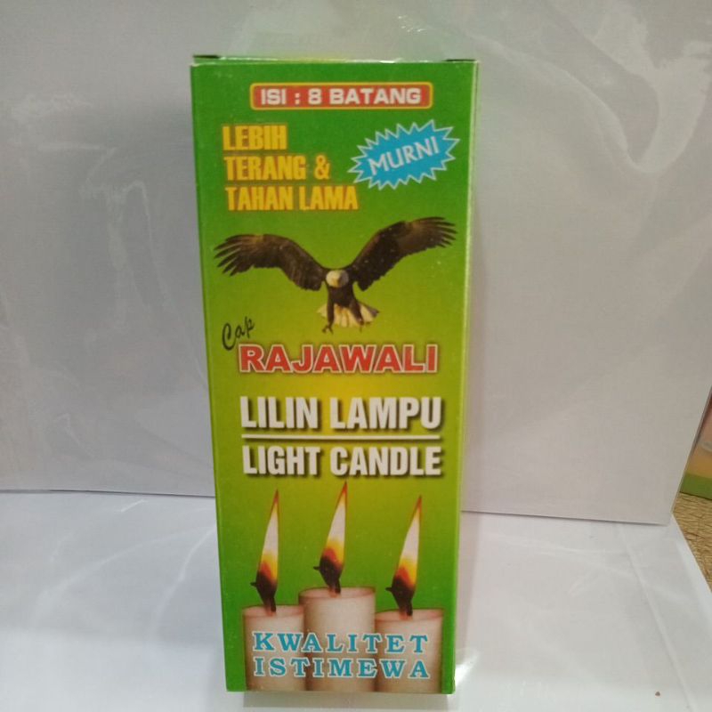 Jual Lilin mati lampu merk Rajawali isi 8 batang / pak | Shopee Indonesia