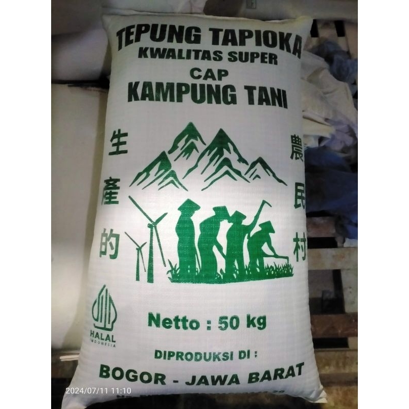 Jual TEPUNG TAPIOKA SAGU CAP KAMPUNG TANI 50 KG KARUNGAN | Shopee Indonesia