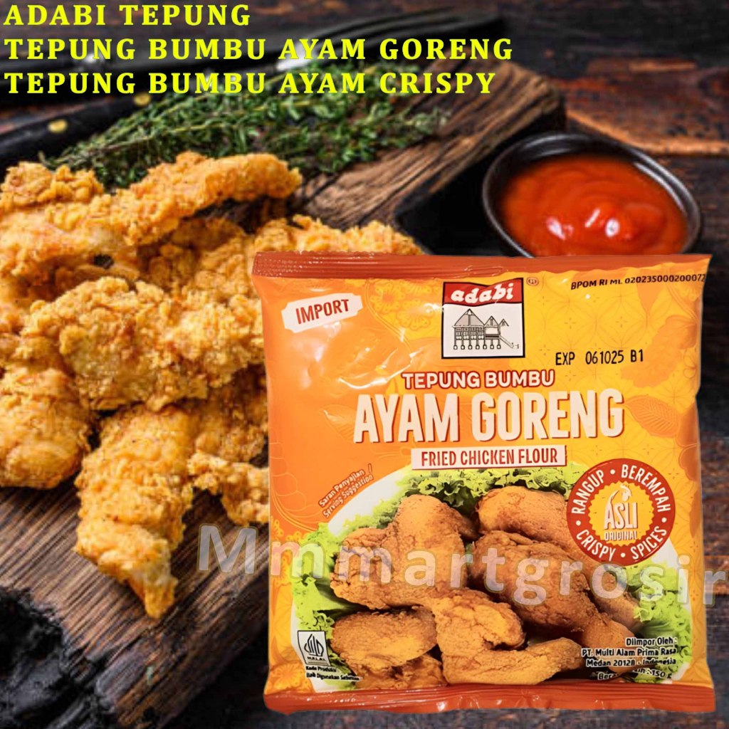 Jual Adabi / Tepung Bumbu Ayam Goreng / Tepung Bumbu Crispy Original ...