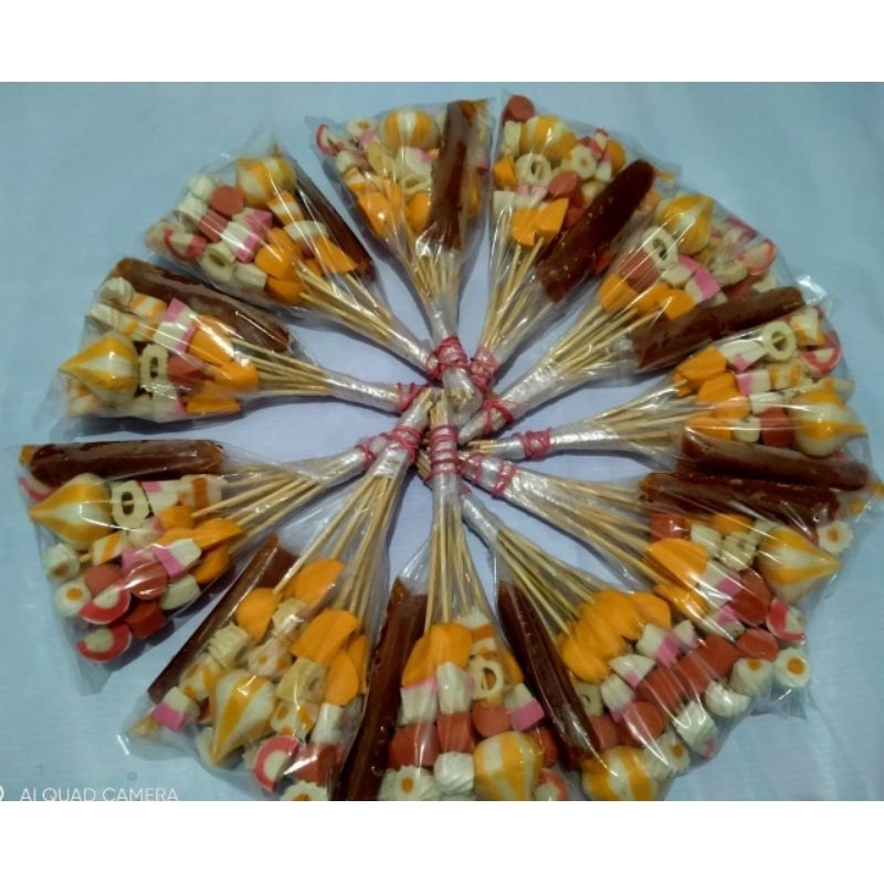 Jual SATE SUKI SEAFOOD + DUMPLING BAKARAN ISI 10 TUSUK + BUMBU | Shopee ...