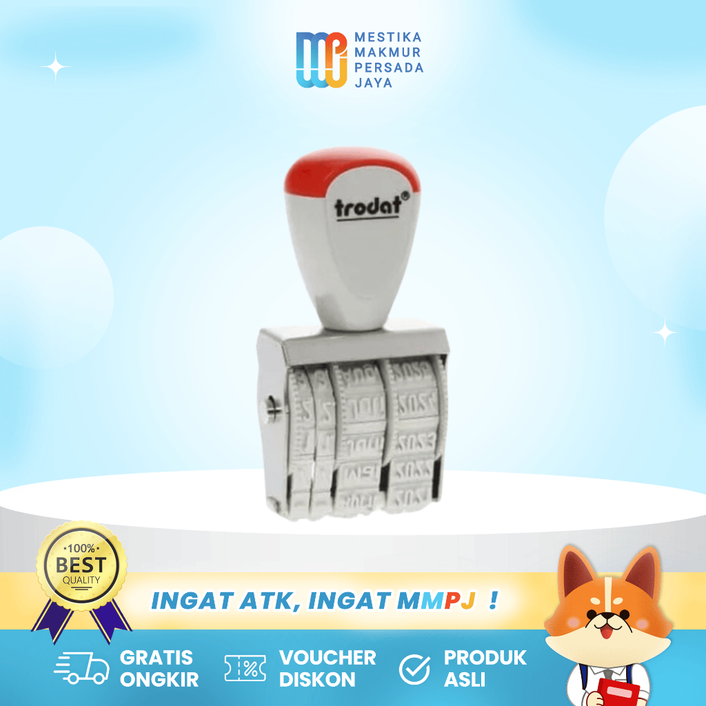 Jual Trodat Classic Date Stemp / Stempel Tanggal Bulan Tahun P-C1000 | Shopee Indonesia