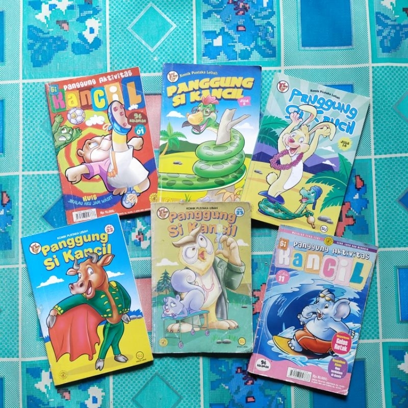 Jual Set 6s Buku Anak Komik Pustaka Lebah, PANGGUNG SI KANCIL Jilid 01 ...