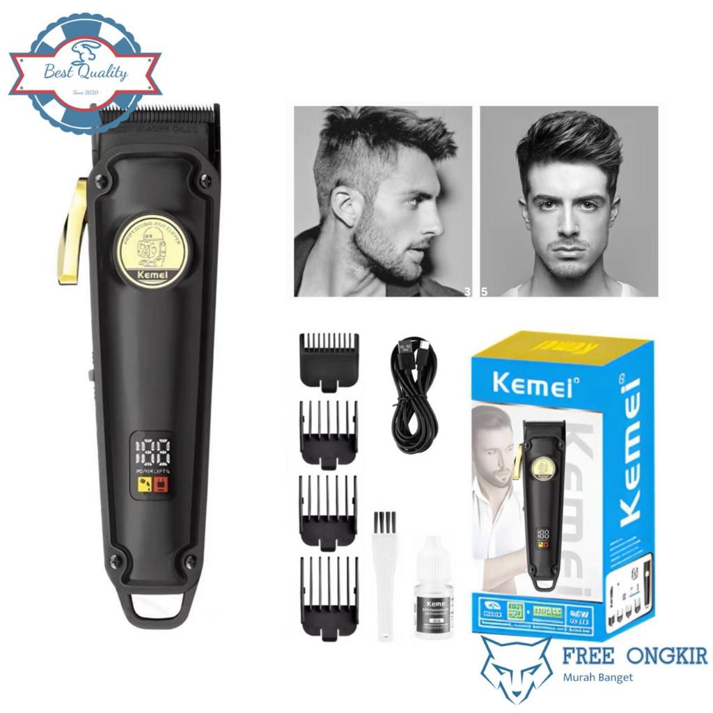 Jual Alat Cukur Rambut Kemei KM-2371 KM-2372 Hair Clipper Professional Electric Cordless Trimmer ...