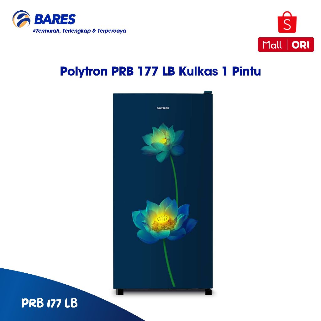 Jual Polytron PRB 177 LB Kulkas 1 Pintu Kapasitas 170 Liter | Shopee ...