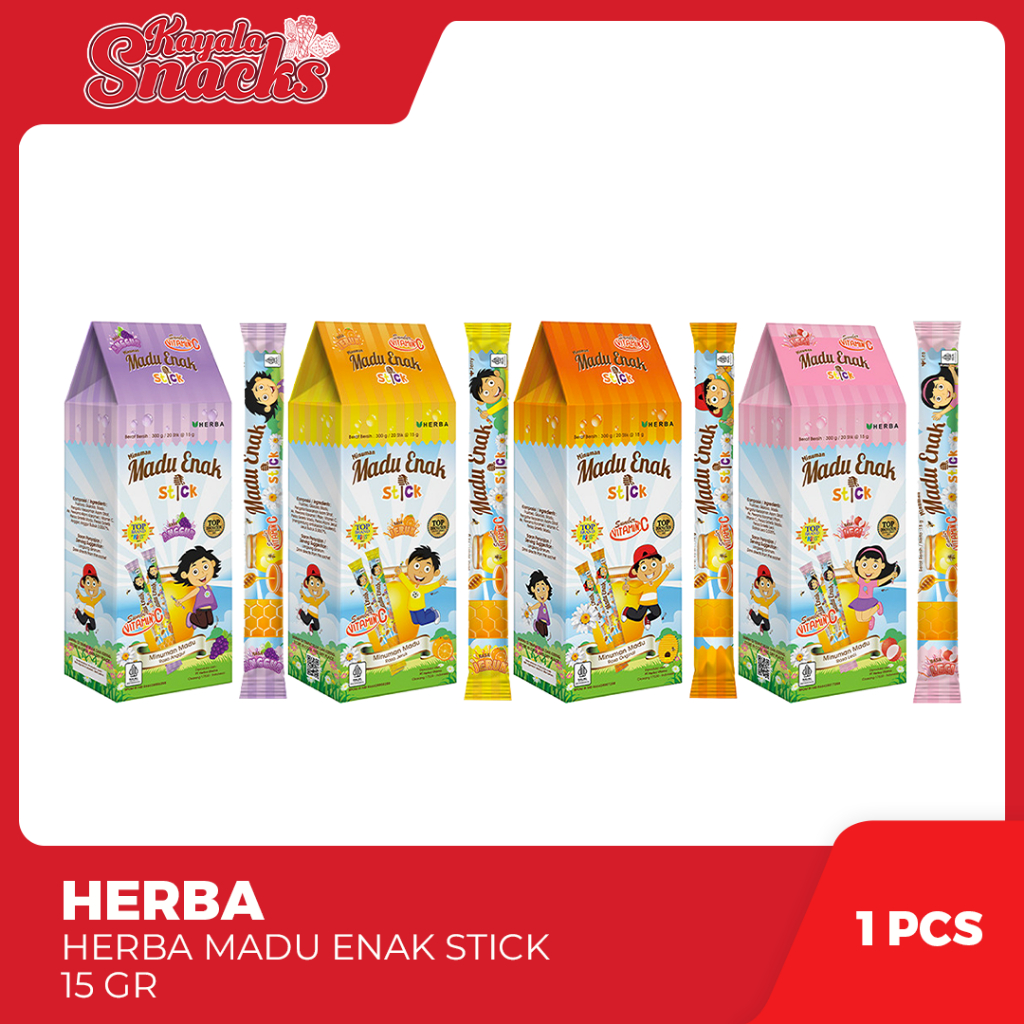 Jual HERBA Madu Enak Stick 15gr | Shopee Indonesia