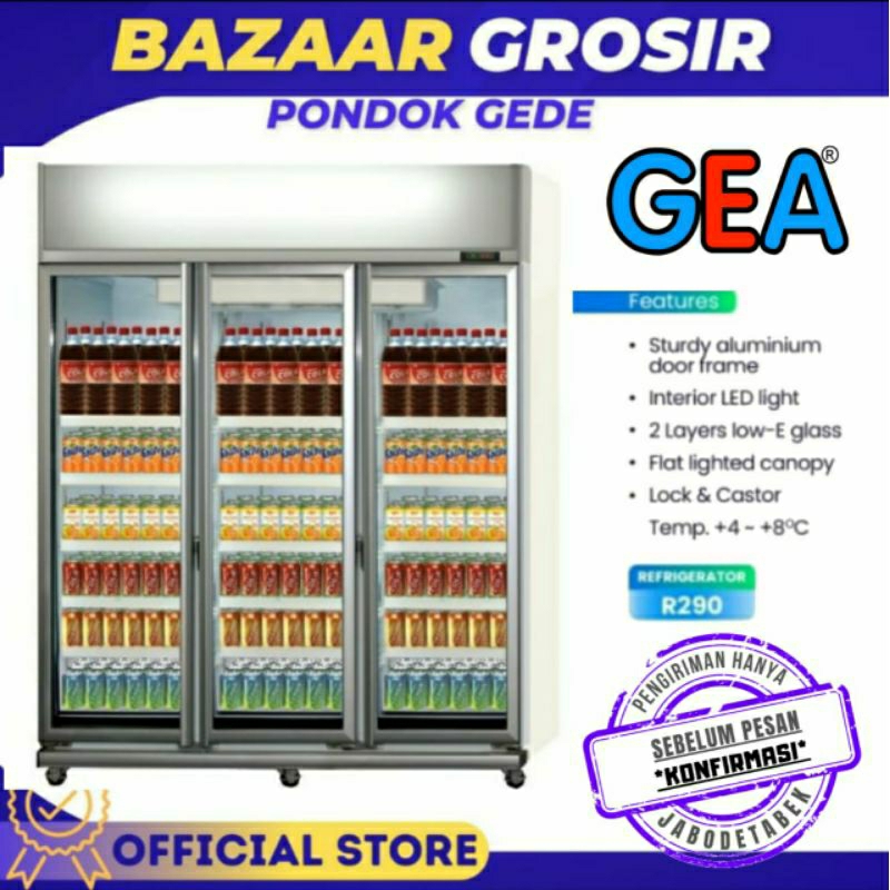 Jual SHOWCASE GEA 3 PINTU EXPO1500 / EXPO 1500 / EXPO-1500 AH/CN ...