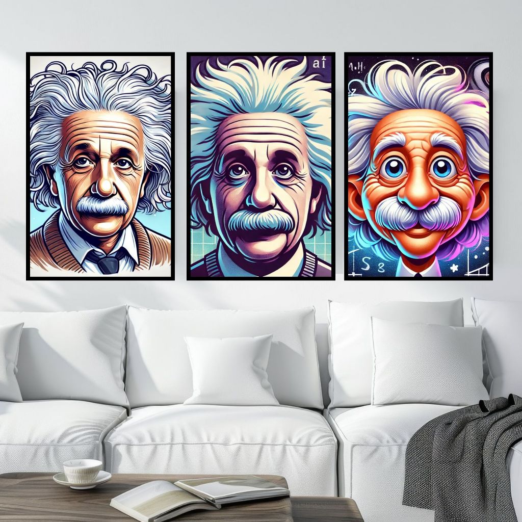 Jual Albert Einstein Wall Decor - Simbol Kreativitas & Kejeniusan ...