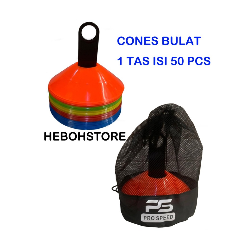 Jual CONE/CONES MANGKOK UNTUK LATIHAN SATU SET ISI 50 pcs SPEEDS LX005 ...