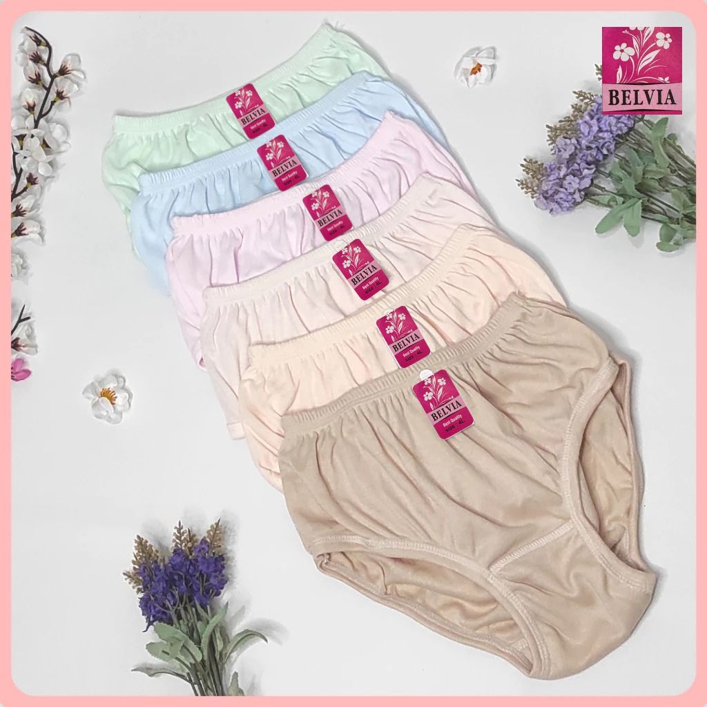 Jual Eleni - 6 PCS & 12 PCS Celana Dalam Wanita Polos Big Size DK & Halus Jumbo Hamil Bumil (Uk ...