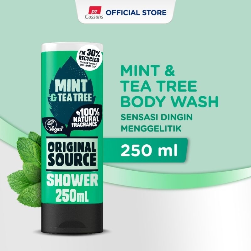 Jual Original Source Tingly Mint & Tea Tree Shower Gel 250 ML | Shopee ...