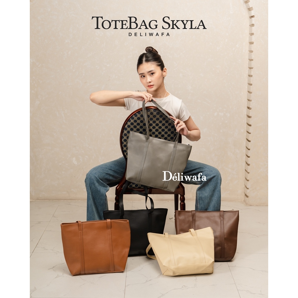 Jual Deliwafa - [Tas Wanita] Candy Skyla Tas Tote | Shopee Indonesia