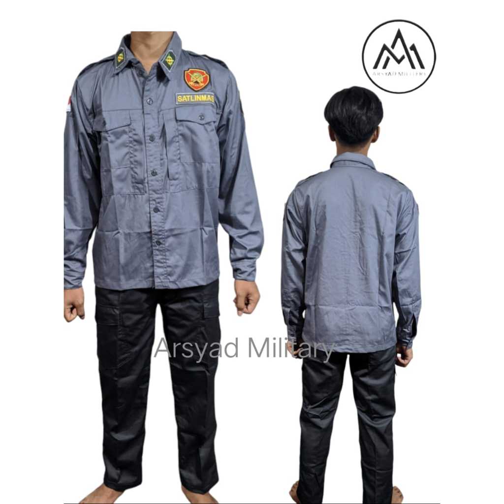 Jual seragam linmas terbaru baju seragam pdl linmas abu seragam ...