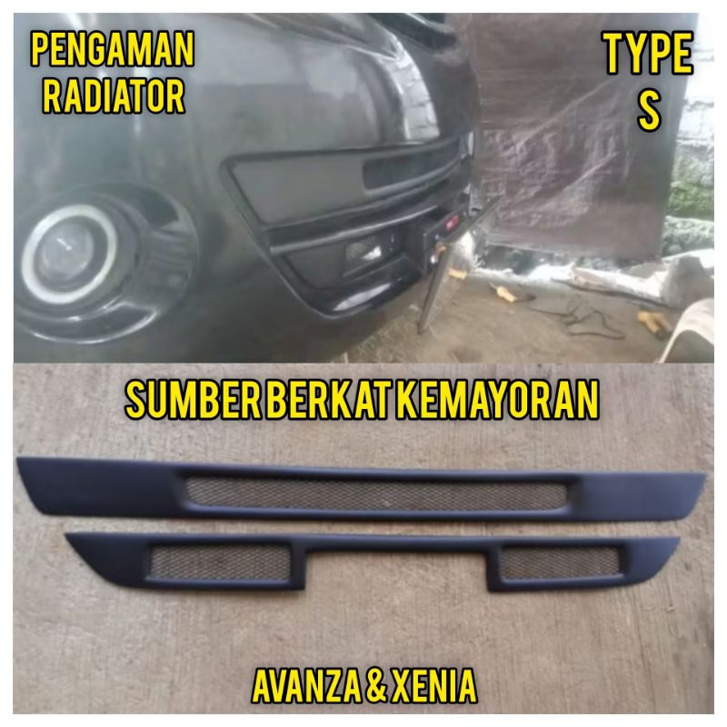 Jual FRP Type S Grill radiator Pengaman radiator avanza xenia tipe S ...