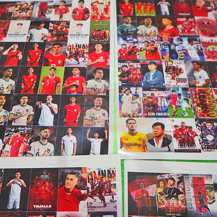 Jual Paket Stiker Kromo Timnas Indonesia (Dapat 4 Lembar Ukuran A3 ...