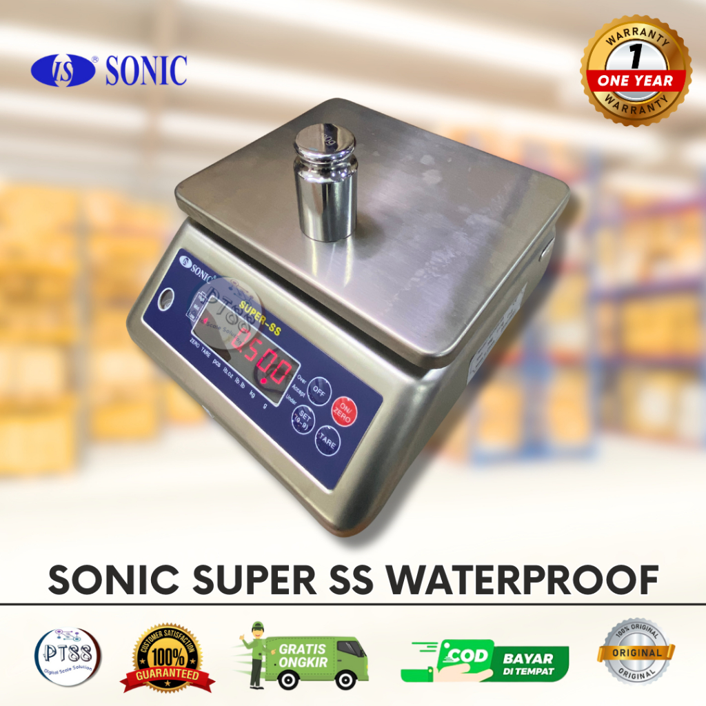 Jual Timbangan Anti Air SONIC SUPER SS 3Kg - 30Kg / Timbangan Waterproof SONIC SUPER SS 3Kg ...