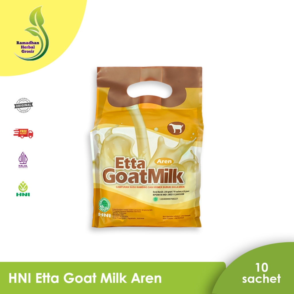 Jual HNI Etta Goat Milk Aren Original (EGM) Susu Kambing Bubuk Krimer ...