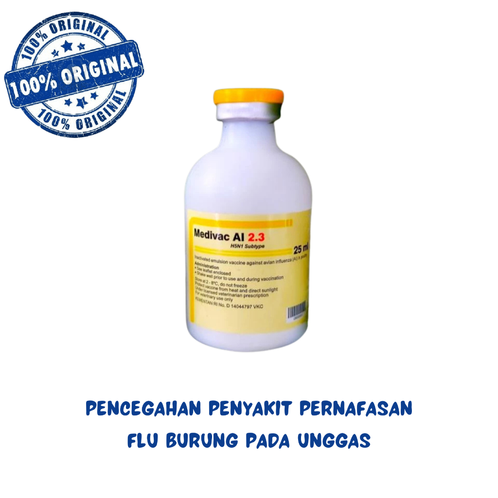 Jual Vaksin Medivac AI H5N1 2.3 Dosis 25 ml | Shopee Indonesia