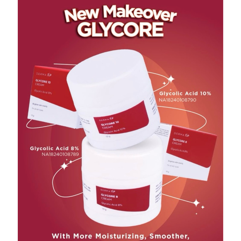 Jual GLYCORE CREAM 10% ~ krim penyamar flek wajah | Shopee Indonesia