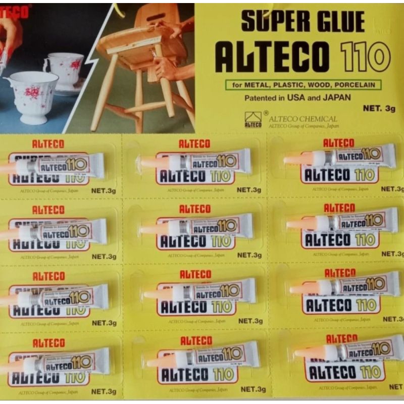 Jual lem Alteco isi 3gr | Shopee Indonesia